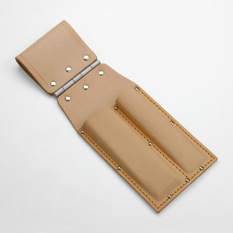 Special cowhide chisel holder for two chisels – Honmamon-Japan