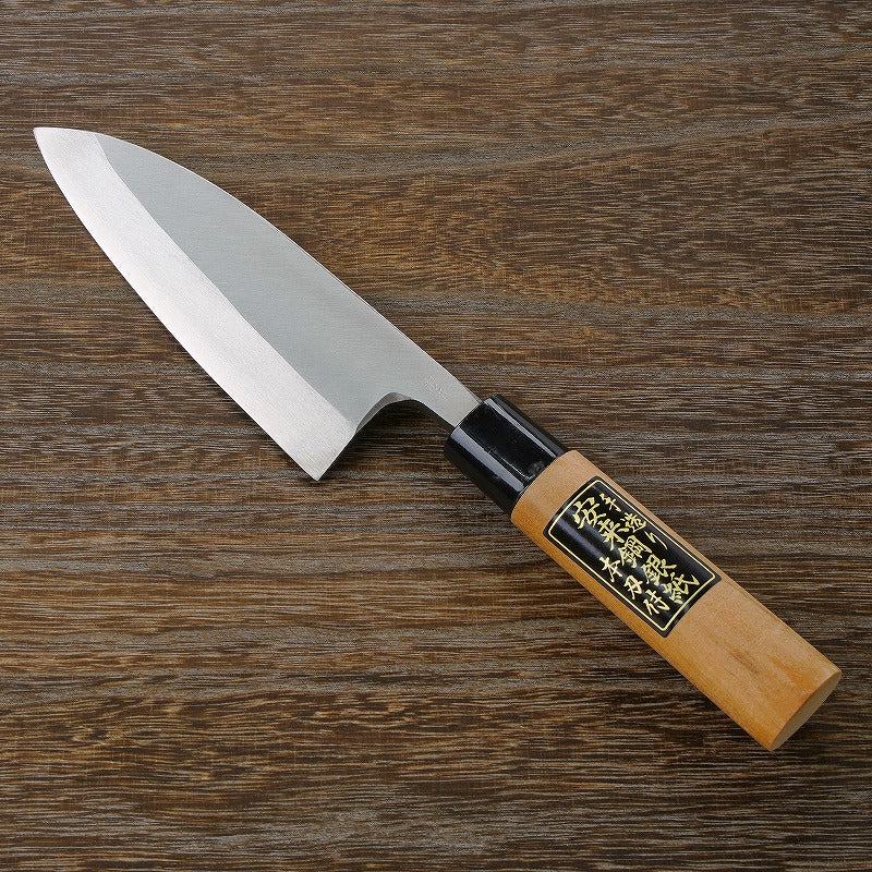 HONMAMON Deba (Butcher Knife) Ginsan Stainless Steel, 150mm for Left H ...