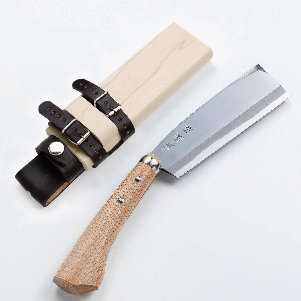 "AZUMASYUSAKU" Top Level Polished Japanese Hatchet / Machete Aogami St ...