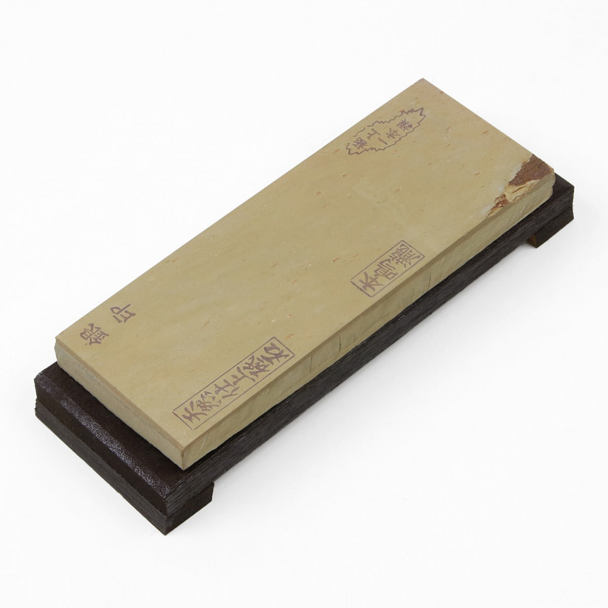 "GININ", Tennen Toishi (Japanese Natural Whetstone). Ground layer "HON ...