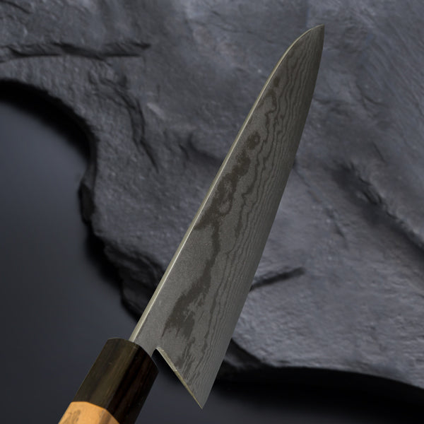 Gyuto (Chef's Knife) VG10 Damascus, 180mm with Walnut Handle – Honmamon ...