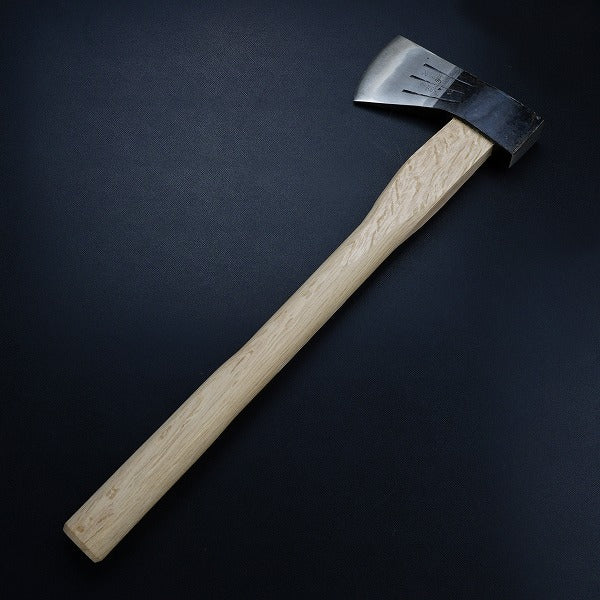 HONMAMON KIUMA Axe 600g Shirogami steel, Oak Handle with simple case ...