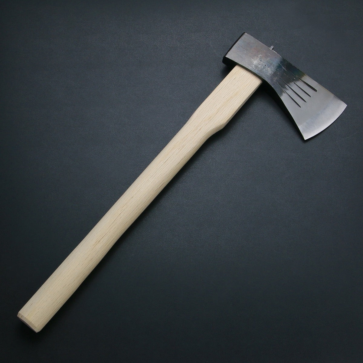 HONMAMON KIUMA Axe 750g All Carbon steel, Oak Handle with simple case ...