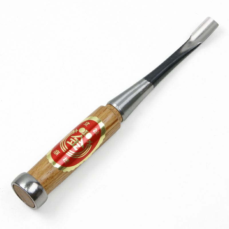 "MARUKIN" Standard MARU curve Type Chisel Shirogami no.2 steel, 9mm, 1 ...