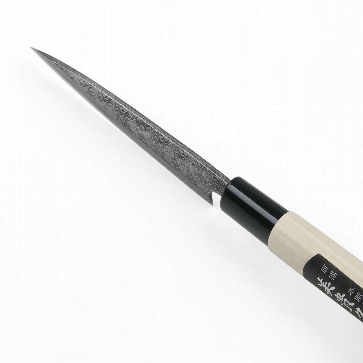 "MIKIHISA" Utility Knife Hammered Pattern Shirogami steel no.2 for lef ...