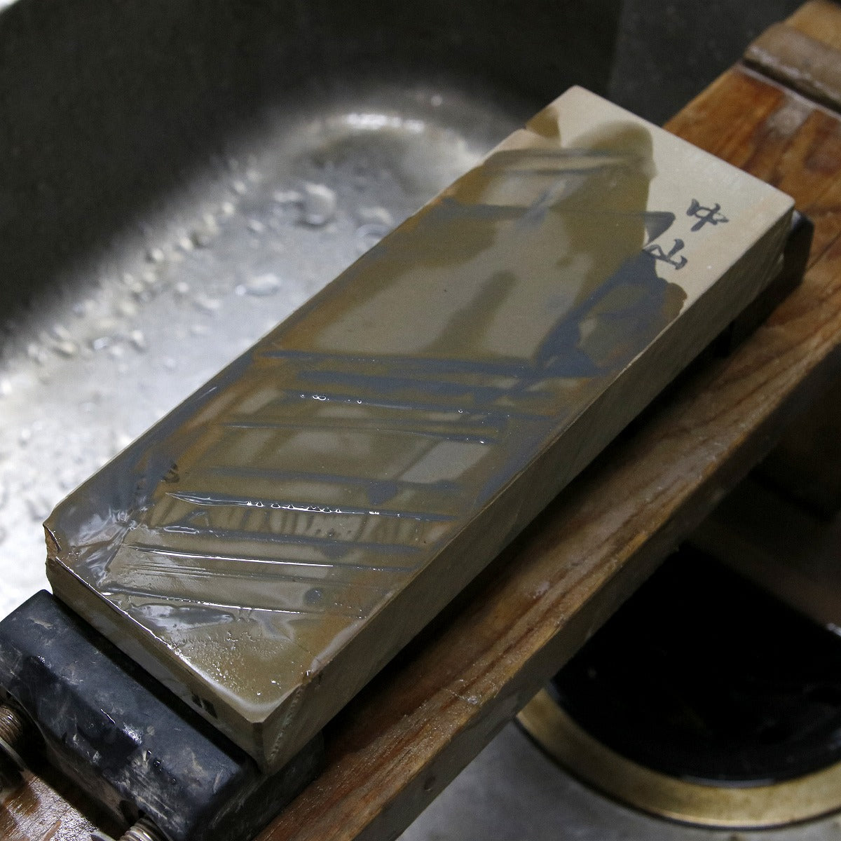 "NAKAYAMA", Tennen Toishi (Japanese Natural Whetstone). Ground layer ...
