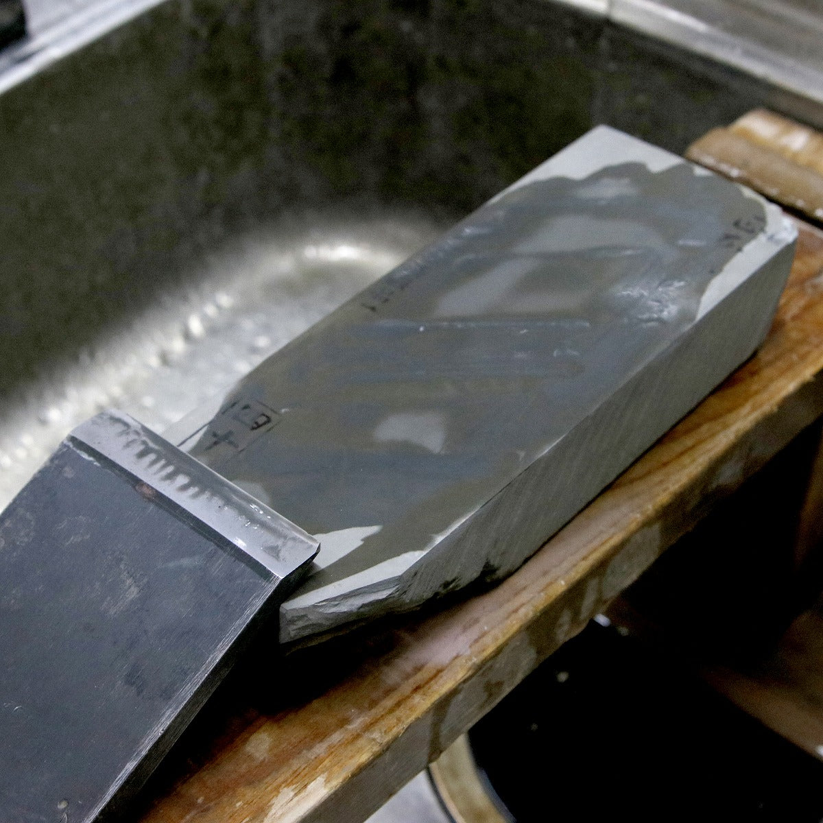 "SHOHONYAMA", Tennen Toishi (Japanese Natural Whetstone). Ground layer ...