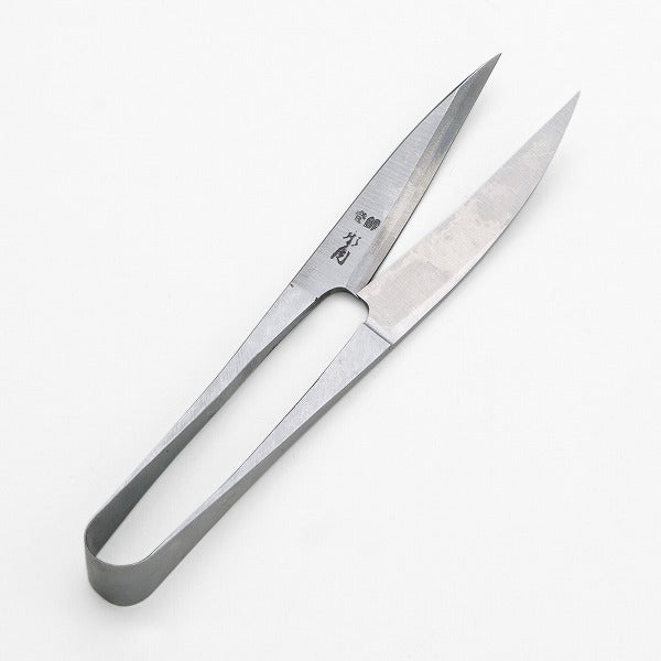 “SUIGETSU” Handmade Japanese Grip Scissors(Nigiri) Aogami Steel Curved ...