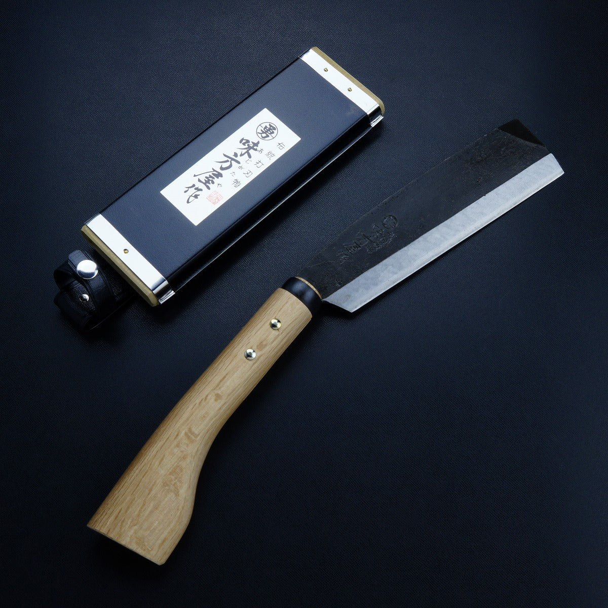 "AJIKATAYA" Echigo Japanese Hatchet / Machete, Single-Edged KATABA AKI ...