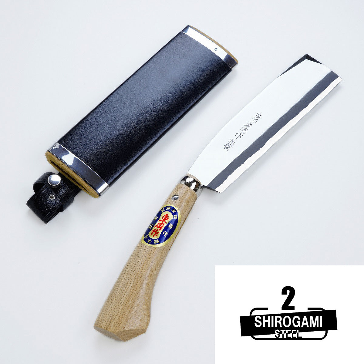 AZUMASYUSAKU Handmade Polished Japanese Hatchet / Machete, SHIROGAMI S ...