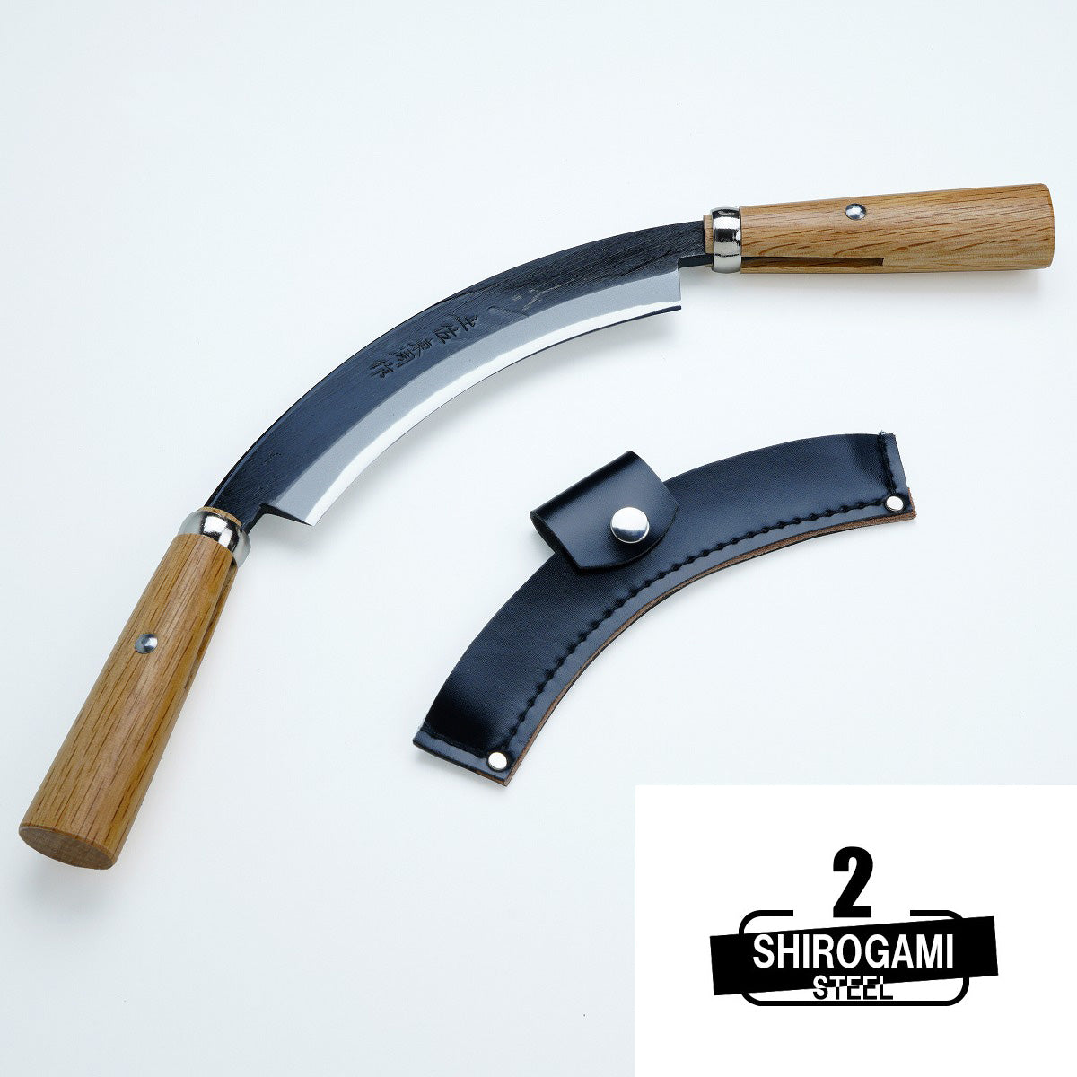 HONMAMON "AZUMASYUSAKU" Kawahagi (Curving Blade Double Handed for Bark ...