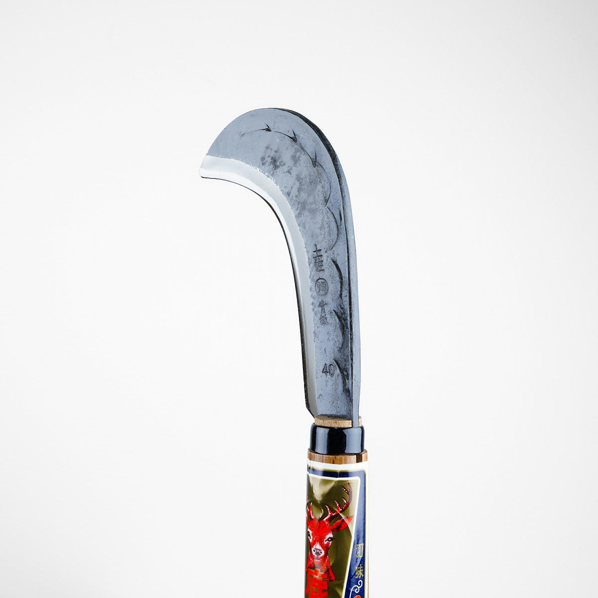 "OJIKA" Sickle Long Handle double-edged Aogami Steel Hatchet Sickle 16 ...