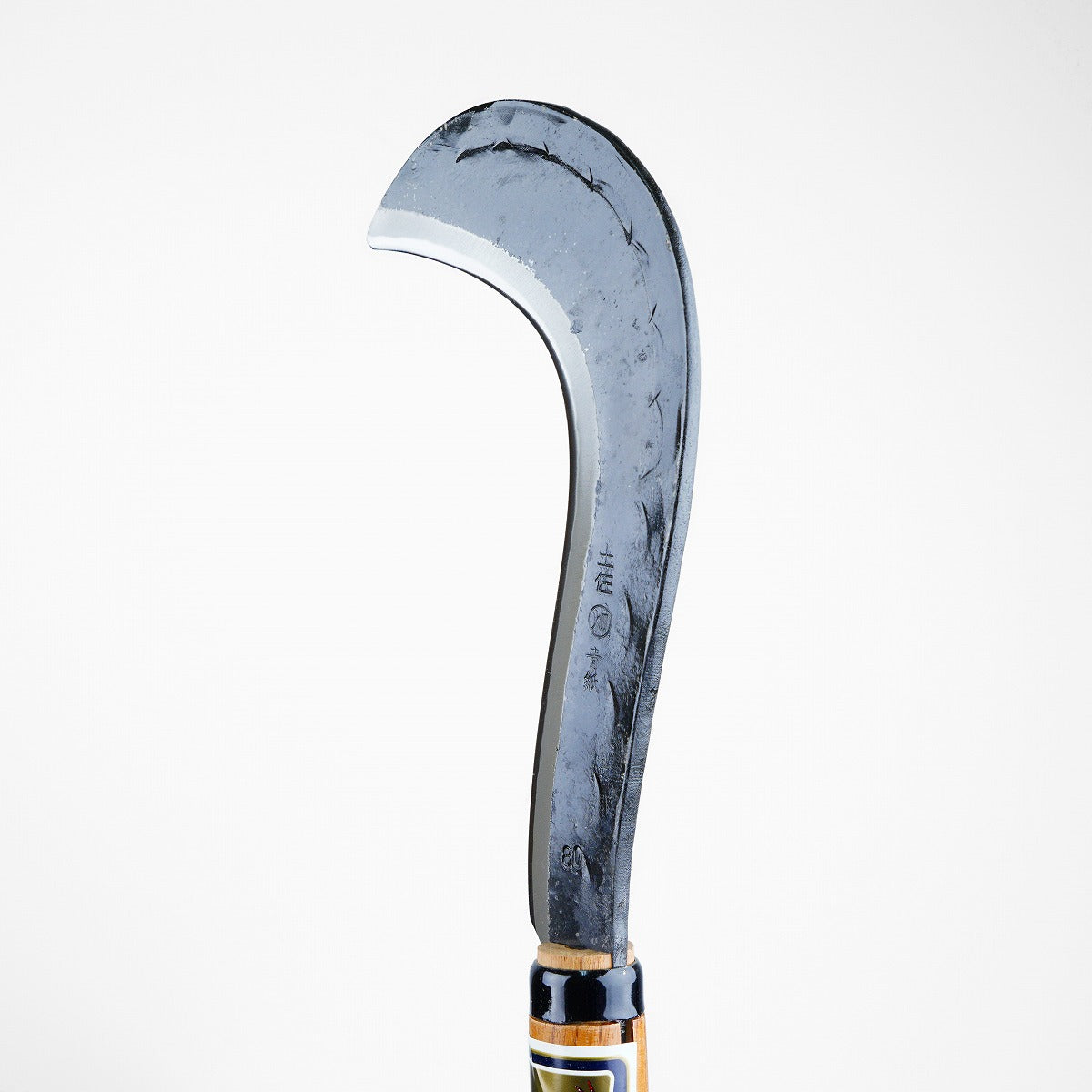 'OJIKA' Scythe Long Handle Double-Bevel Aogami Steel brush-cutting sic ...